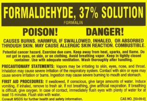 Formaldehyde - What is it and how does it affect you?